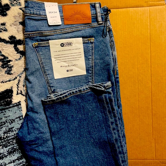 rising sun & co | Jeans | Riding Sun Co Blue Denim Jeans | Poshmark